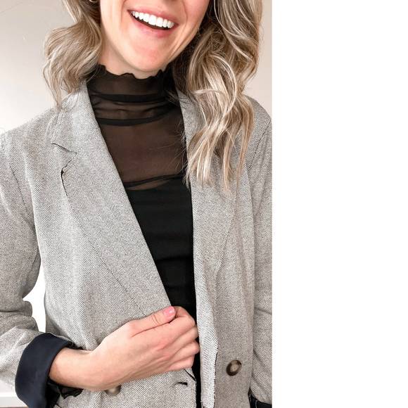 Hem & Thread | Jackets & Coats | Nwt Hem Thread Bad To The Herringbone ...